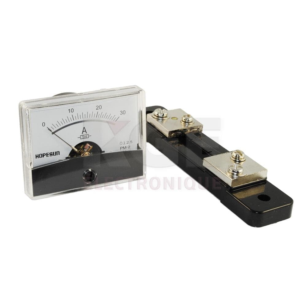 High-Quality Analogue Ammeter Panel, AC: 0 to 30A, 60x47mm for Ammeter ...