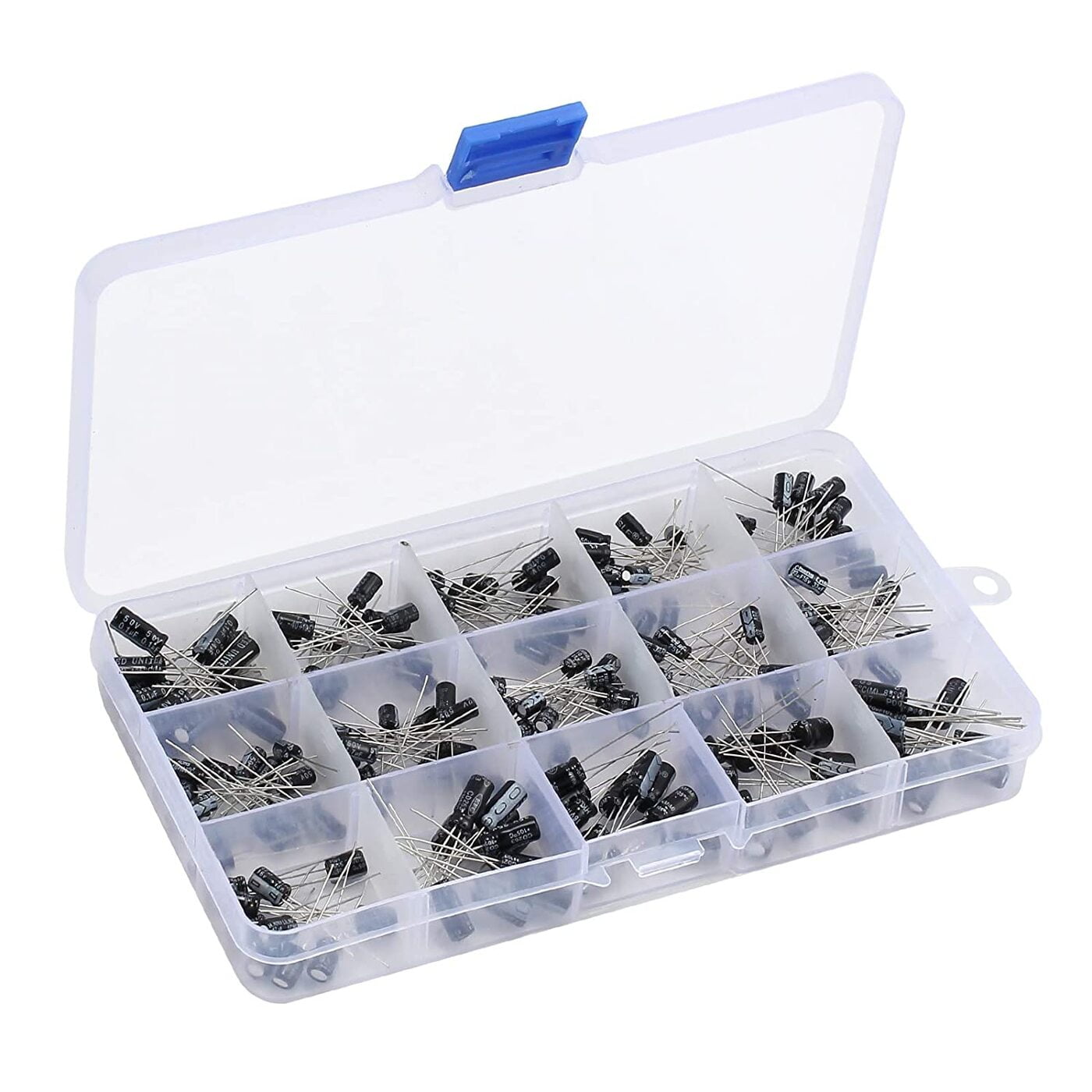 High-Quality Electrolytic Capacitor Assorted Box Kit 200Pcs 15 Value ...