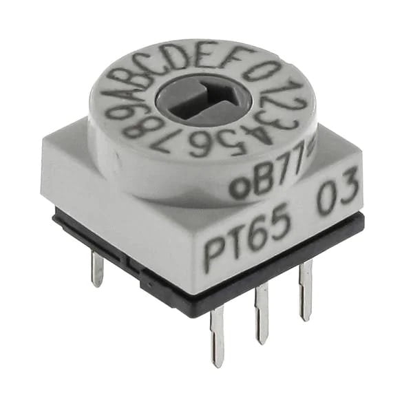 High-Quality Encoding Switch, 16 Positions, HEX/BCD for Precision and ...