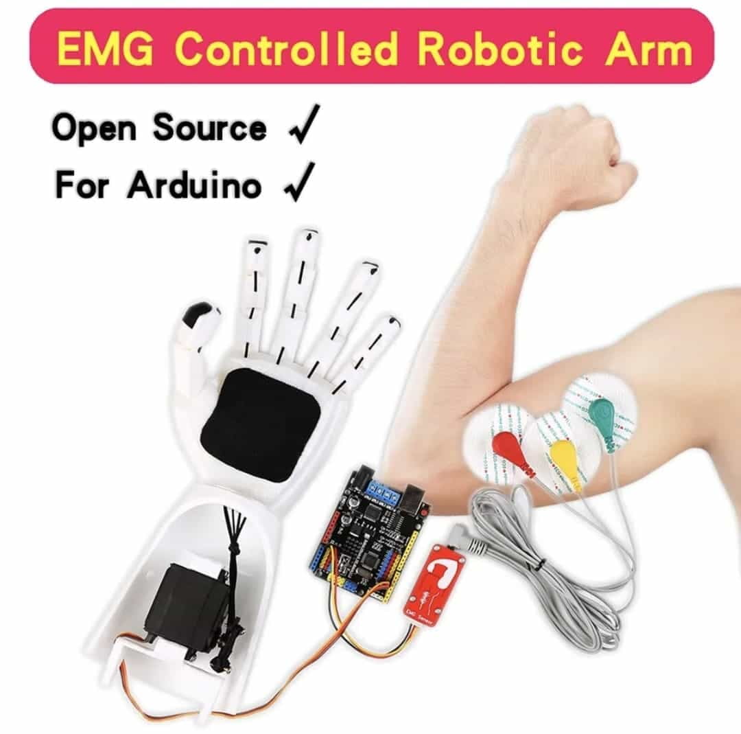 High-Quality EMG Controlled Robotic Arm for Industrial and Commercial ...