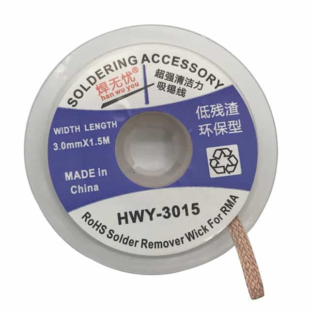High-Quality Desoldering Wick Tape, Width: 3mm, Length: 1.5 meter for ...