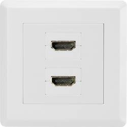High-Quality HDMI Wall Socket, 2x Socket for Wall Socket Applications